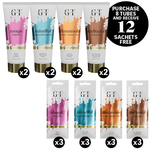 Golden Tanning Sunrise Intro Kit | Bliss, Freephone 0800 801 760
