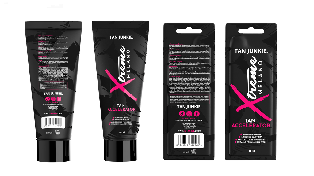 Tan Junkie Xtreme Melano Tan Accelerator | Bliss, Freephone 0800 801 760